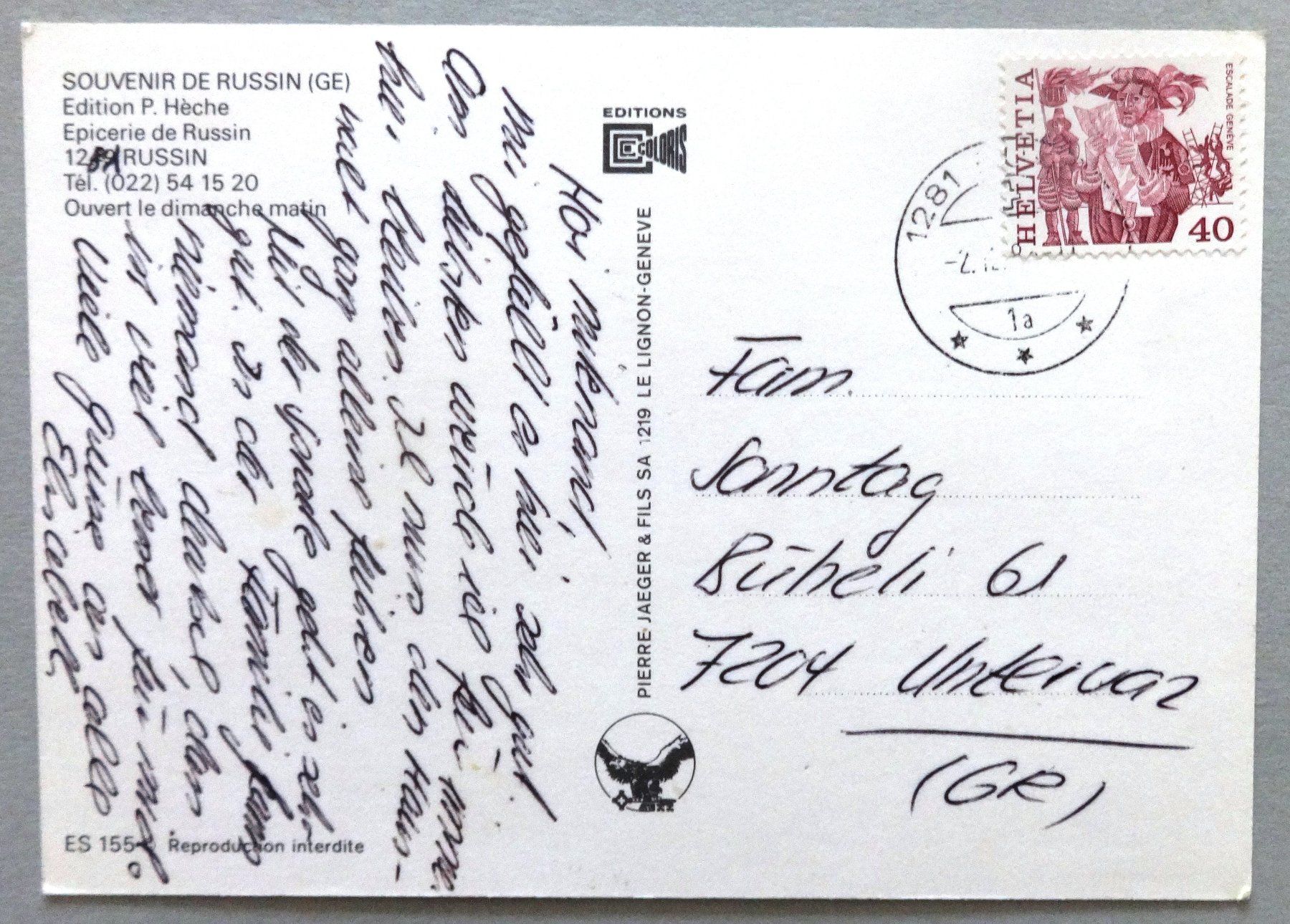 Russin (D'occasion) à Fétigny pour CHF 1 – avec livraison | Acheter sur ...