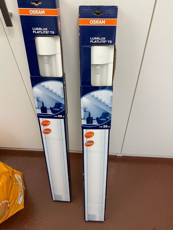 2x Flachleuchten Osram Lumilux Flatlite T5 39W | Kaufen auf Ricardo
