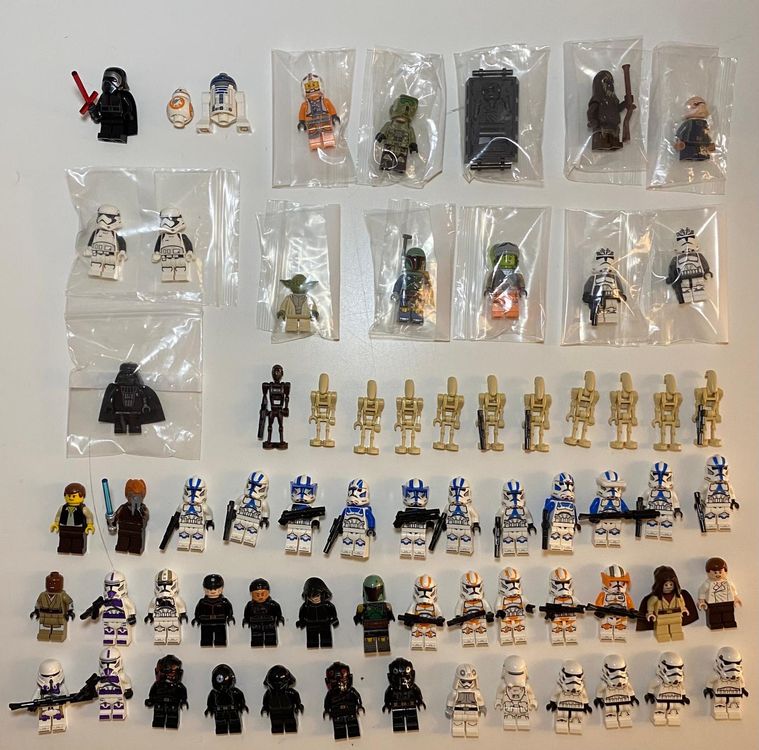 Star Wars Sammlung Lego minifiguren/ Preis ist verhandelbar (Gebraucht ...
