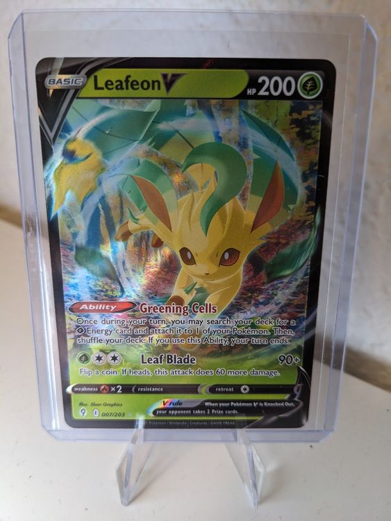 Pokemon Evolving Skies - Leafeon V ( EN ) ab 1Fr!!! (Neu (gemäss ...