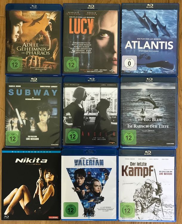 Luc Besson Sammlung 14 Blu-Ray-Filme | Kaufen auf Ricardo