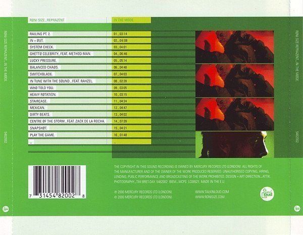 Roni Size Reprazent - In the Mode feat. Rahzel, Method Man, (D'occasion ...