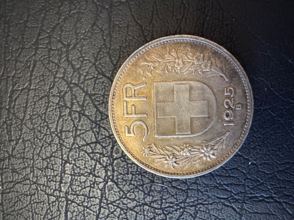 Pièce rare de 5 francs Suisse 1925B - A saisir! | Kaufen auf Ricardo