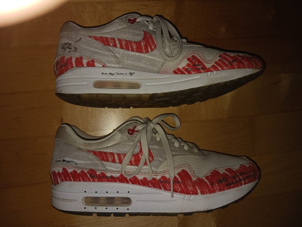 Air Max 1 Tinker Sketch to Shelf Basket Sportschuh Schuh (Gebraucht) in ...