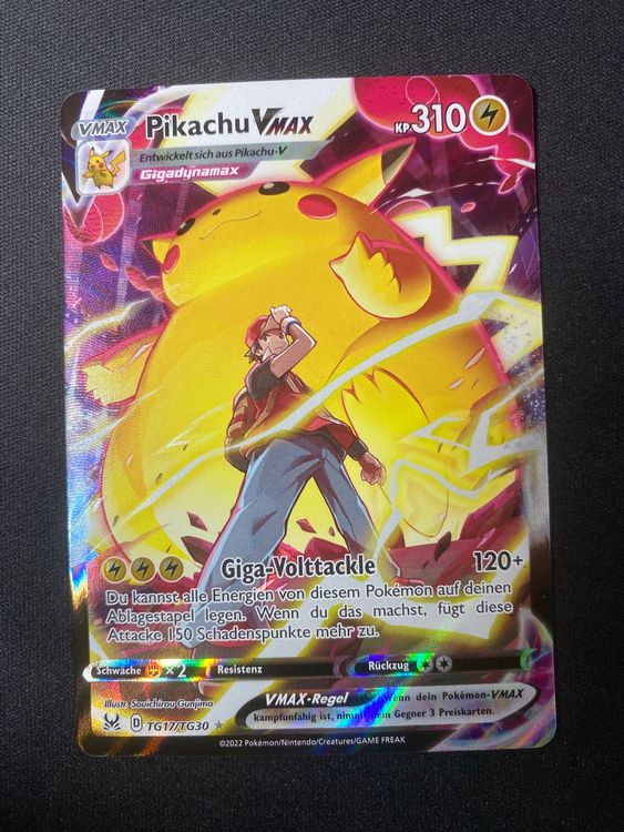 Pikachu VMAX TG17 - Sp. Illustration Rare - Lost Origin - DE (Neu ...