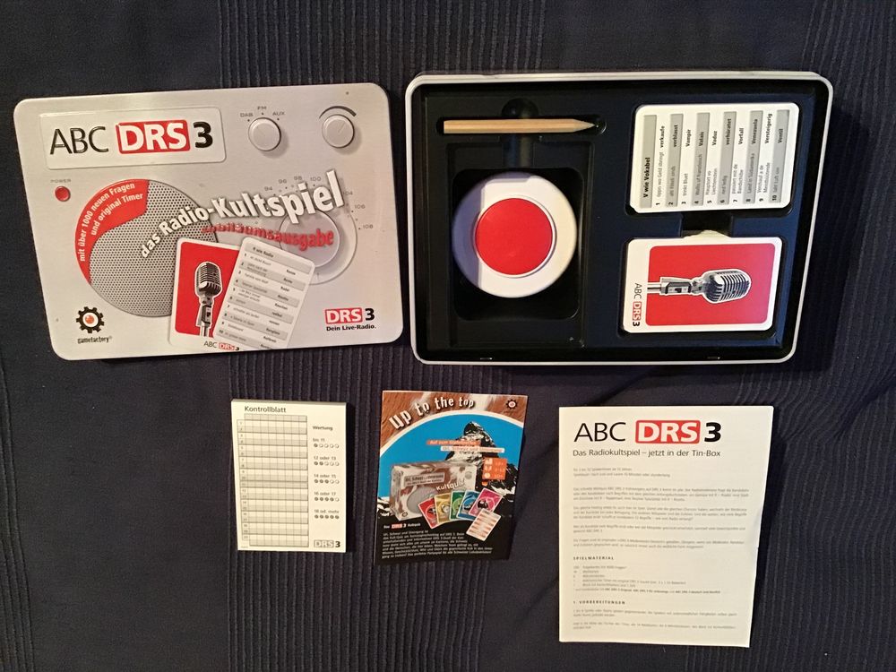 ABC DRS 3 - Das Radio Kultspiel in der Tin-Box, Komplett (Neu und ...