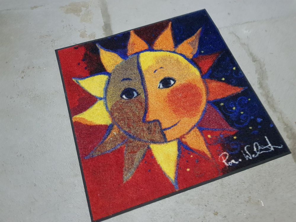 Sonne Fussmatte Rosina Wachtmeister Teppich 85 x 83 cm (Gebraucht) in Walterswil BE für CHF 42 ...