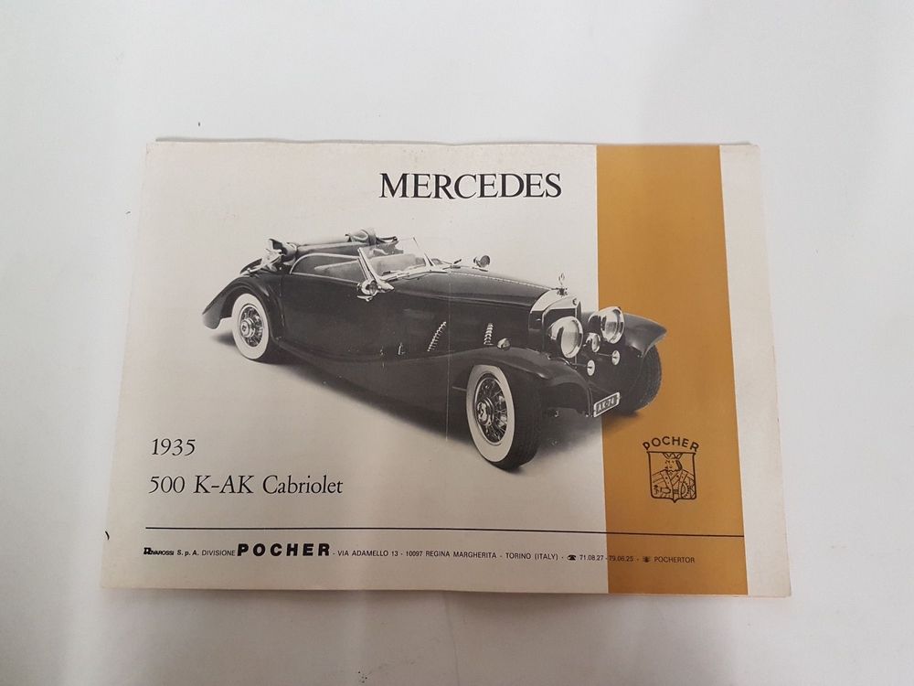 Pocher Mercedes 500 k-ak cabriolet 1935 | Kaufen auf Ricardo