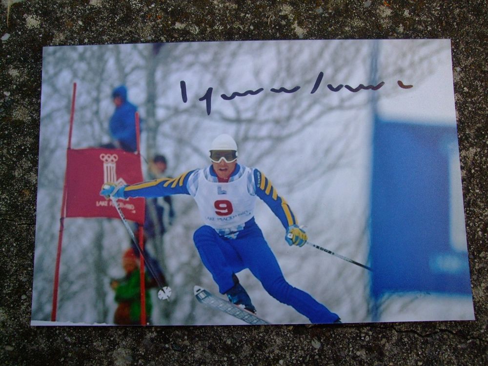 INGEMAR STENMARK (SWE) AUTOGRAMMFOTO TOP (Gebraucht) in Schachen b ...