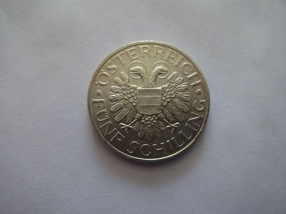 5 Schilling Oesterreich 1936, Silber (Gebraucht) in Schaffhausen für CHF 83 – mit Lieferung auf ...