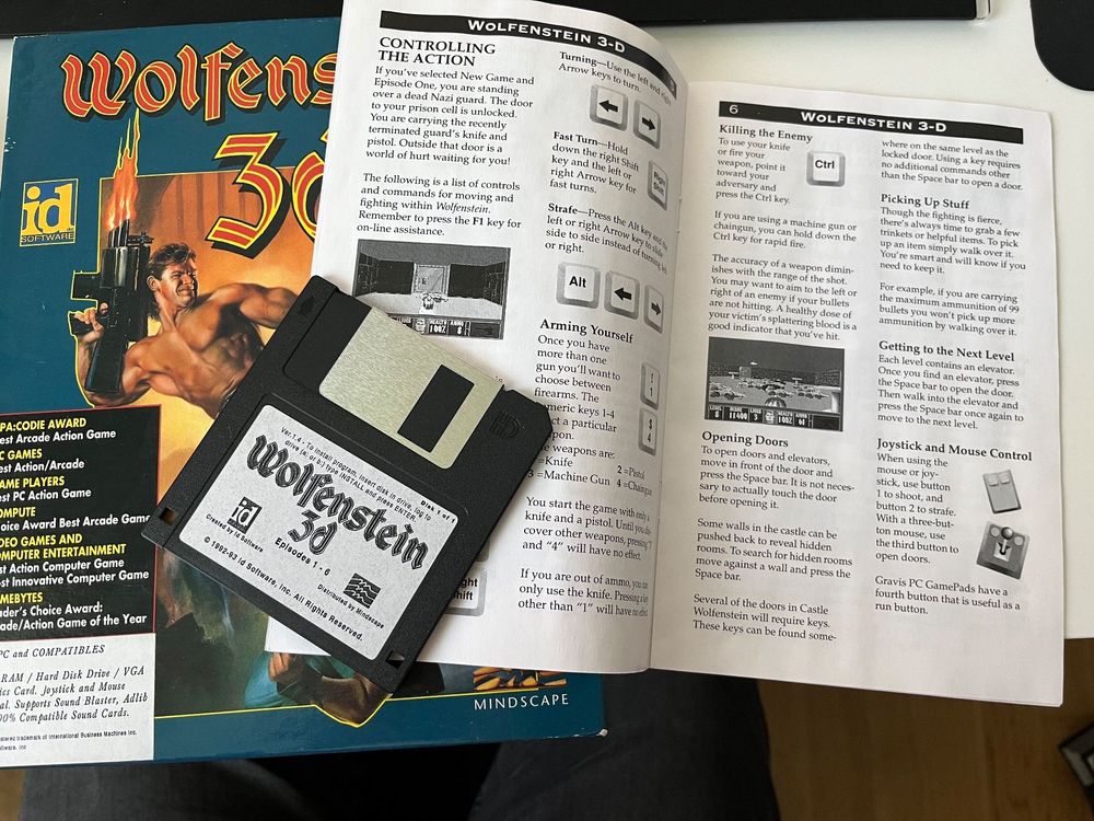 Wolfenstein 3D - PC Game 1992 (extremely rare!) | Kaufen auf Ricardo