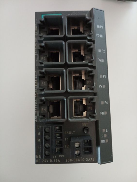 Siemens SCALANCE X208 Switch / 6GK5208-0BA10-2AA3 (Gebraucht) in ...