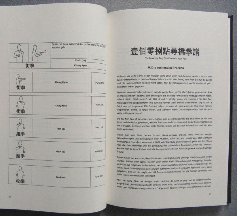 Acht Pattern Wing Chun Kung Fu - Theorie & formelle Übungen (Gebraucht ...
