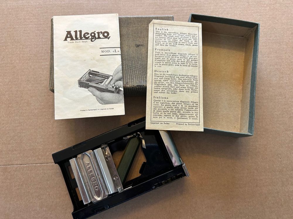 Vintage Rasierklingenschärfer ALLEGRO Modell L (Gebraucht) in ...