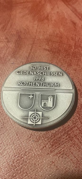Gedenk-Medailie Gedenkschiessen 50. Hist. ROTHENTHURM | Kaufen auf Ricardo