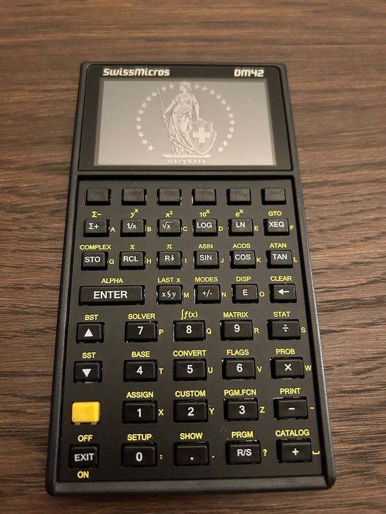 SwissMicros DM42 RPN Taschenrechner (Gebraucht) in Hunzenschwil für CHF ...