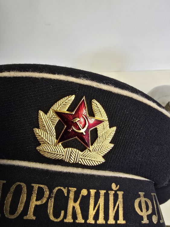 USSR Matrosen Mütze Schwarzmeerflotte Gr.58 Militär Mütze | Kaufen auf ...
