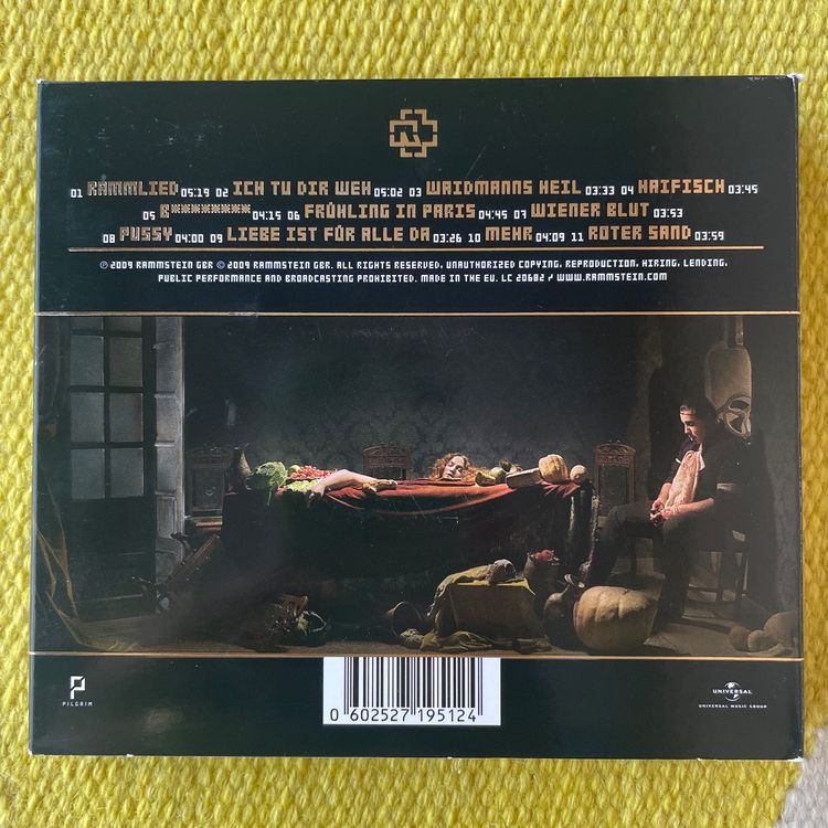 RAMMSTEIN-LIEBE IST FÜR ALLE DA (DIGIPACK) (Gebraucht) in ...
