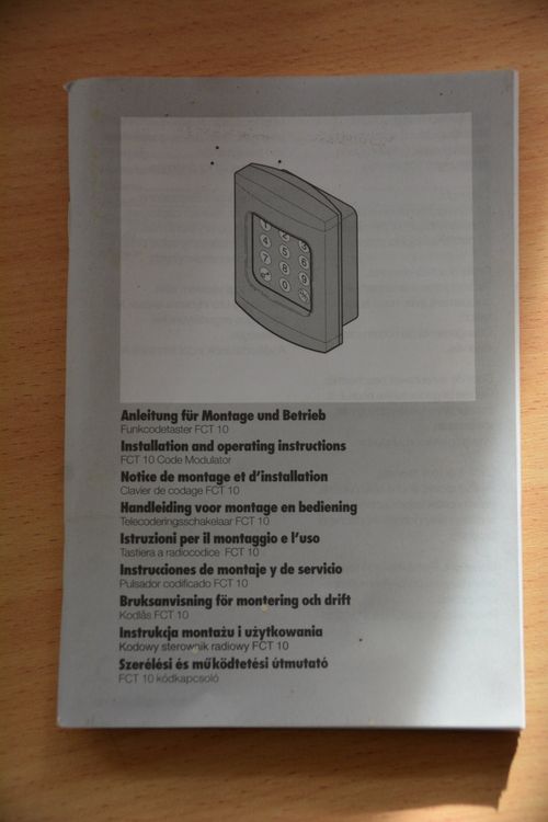 Hörmann Funkcodetaster FCT 10 (Gebraucht) in Würenlos für CHF 1 – mit ...