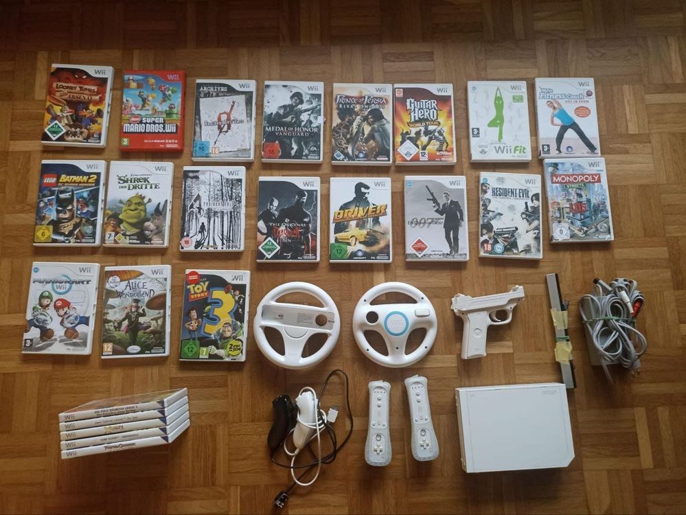 Nintendo Wii Konsole mit 25 Spiele | Kaufen auf Ricardo