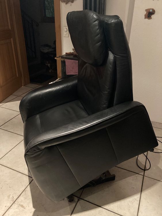 Leder Sessel HUKLA elektrisch verstellbar, Relax Sessel | Kaufen auf Ricardo