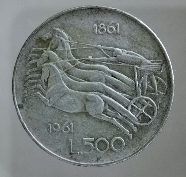 ITALIEN 500 LIRE 1961 SILBER | Kaufen auf Ricardo