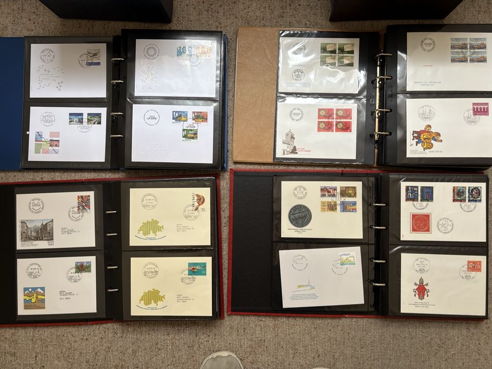 4 FDC Album mit über 400 FDC/ Sonderbriefe Schweiz | Kaufen auf Ricardo