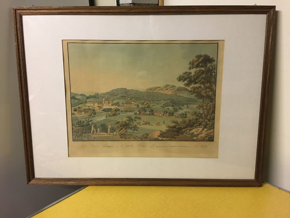 Bild Stich, Lithographie, Eingerahmt, Hinter Glas. (Gebraucht) in Lanzenhäusern für CHF 10 – mit ...