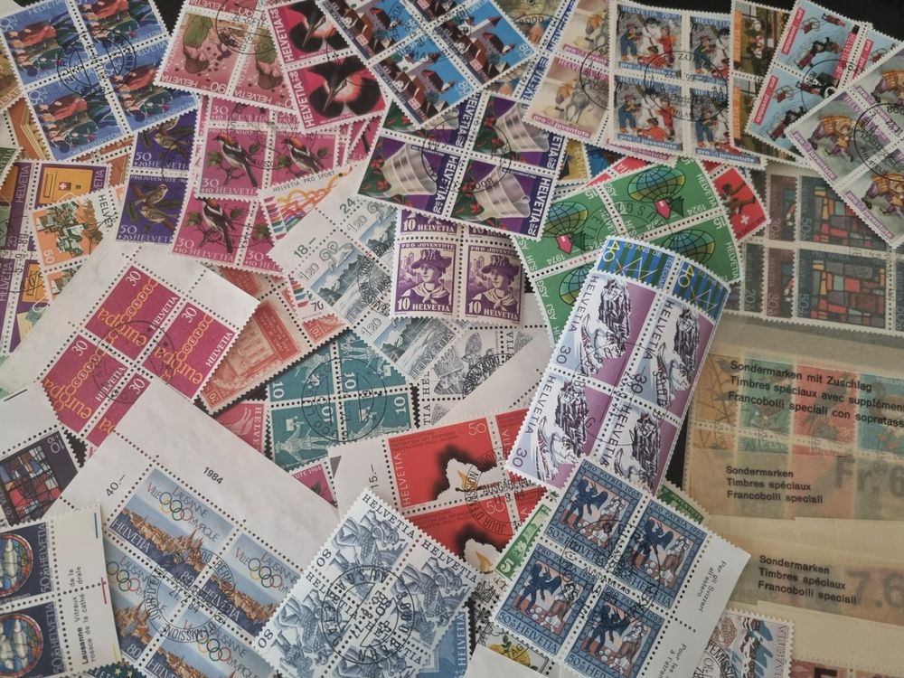 Lot mit ca. 500 CH Viererblock Ausgaben (Gebraucht) in Gümligen für CHF ...