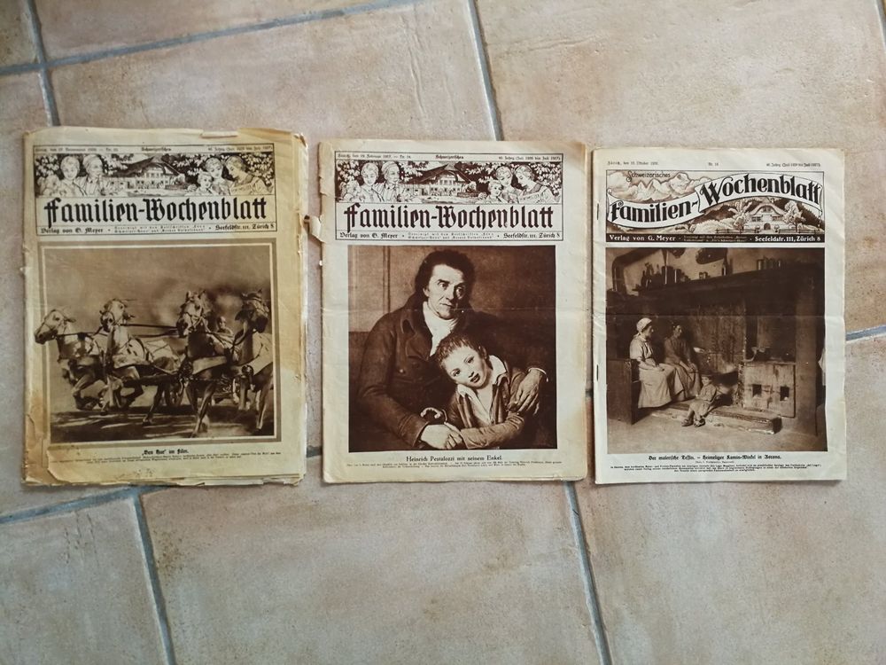 Familien Wochenblatt antik (Gebraucht) in himmelried für CHF 6 – mit Lieferung auf Ricardo kaufen