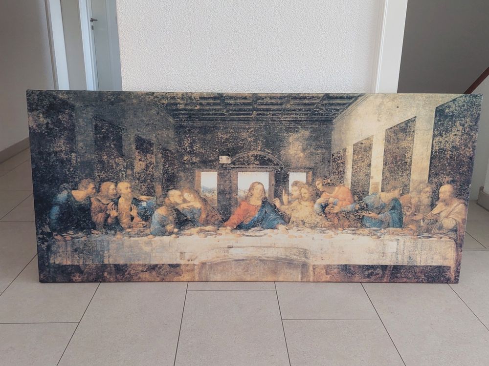 Grosses Wandbild "Das Abendmahl" Leonardo da Vinci | Kaufen auf Ricardo
