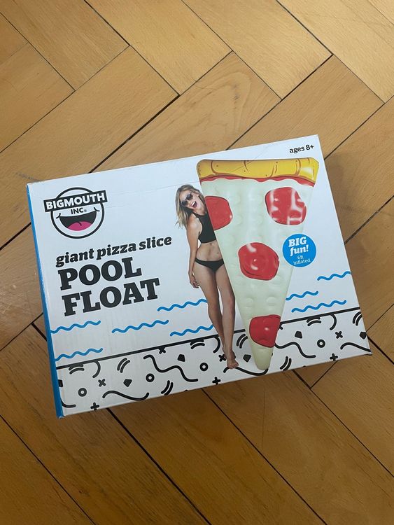Giant Pizza Slice Pool Float von Bigmouth Inc.- Schwimmring (Neu und originalverpackt) in ...