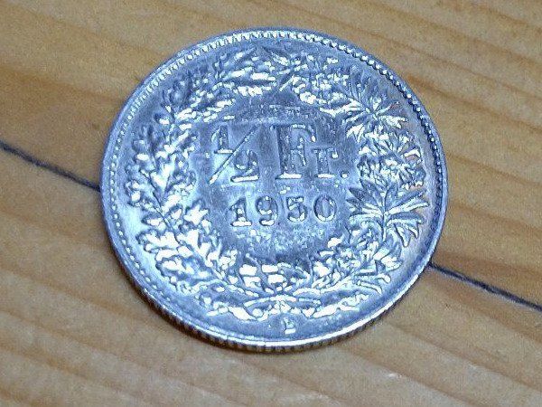 50 Rappen - Silber 1950 (Gebraucht) in Mogelsberg für CHF 1.6 – mit ...
