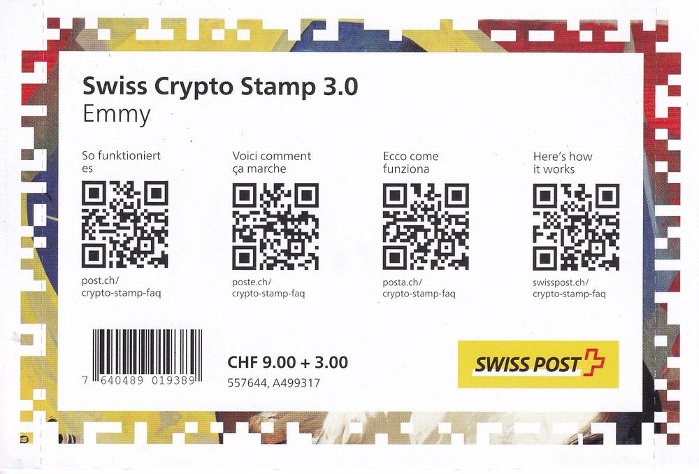 Swiss Crypto Stamp 3.0 Token Emmy ab Nennwert++ | Kaufen auf Ricardo