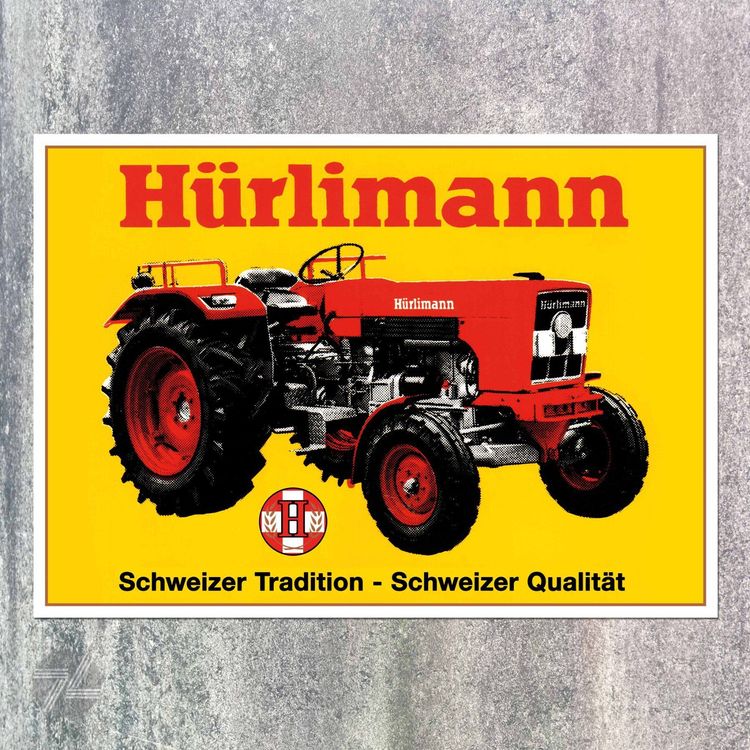 Hürlimann Traktor Nostalgie Poster A2 (Neu und originalverpackt) in ...
