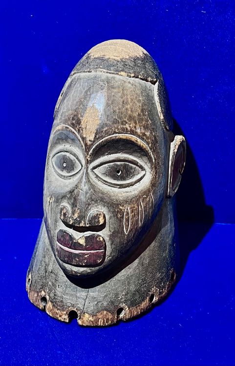 Afrikanische alte Engu Aufsatzmaske, Grenzgebiet Nigeria | Kaufen auf ...