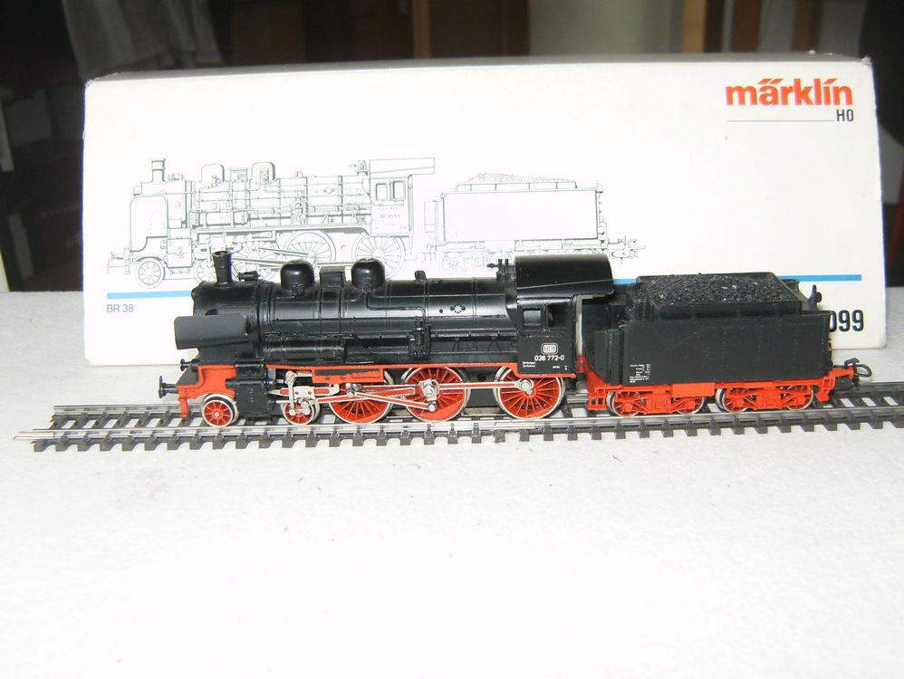 Märklin 3099 Dampflok BR 038 DB WS Digit (Gebraucht) in Linthal für CHF 88 – mit Lieferung auf ...