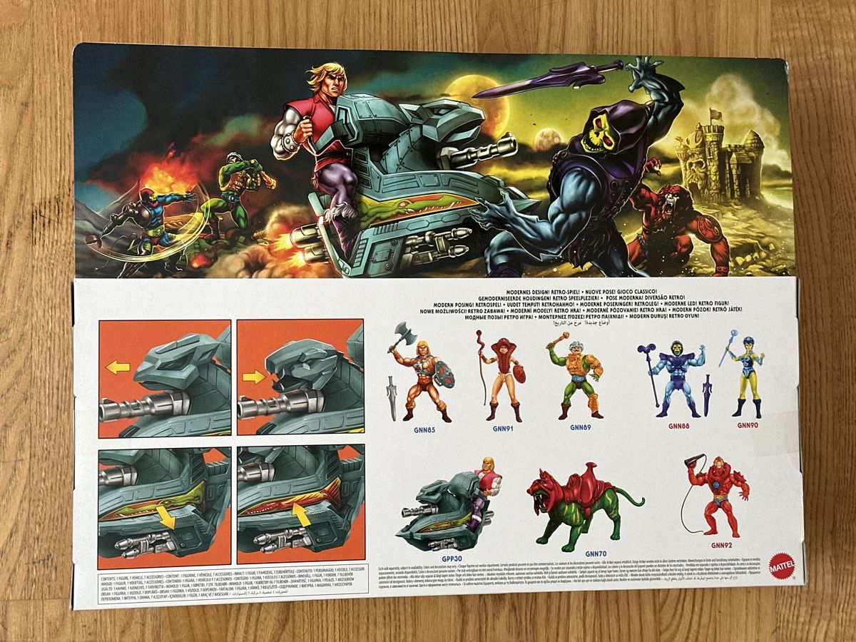 Masters of the Universe Prince Adam Sky Sled, MISB! (Neu und ...