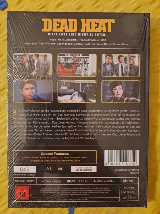 DEAD HEAT *UNCUT* (Mediabook, OVP) (Gebraucht) in effretikon für CHF 24.9 – mit Lieferung auf ...