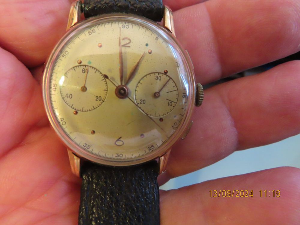 Chronometer Gelbgold, läuft, Ø 34mm (Gebraucht) in Oberdorf BL für CHF ...