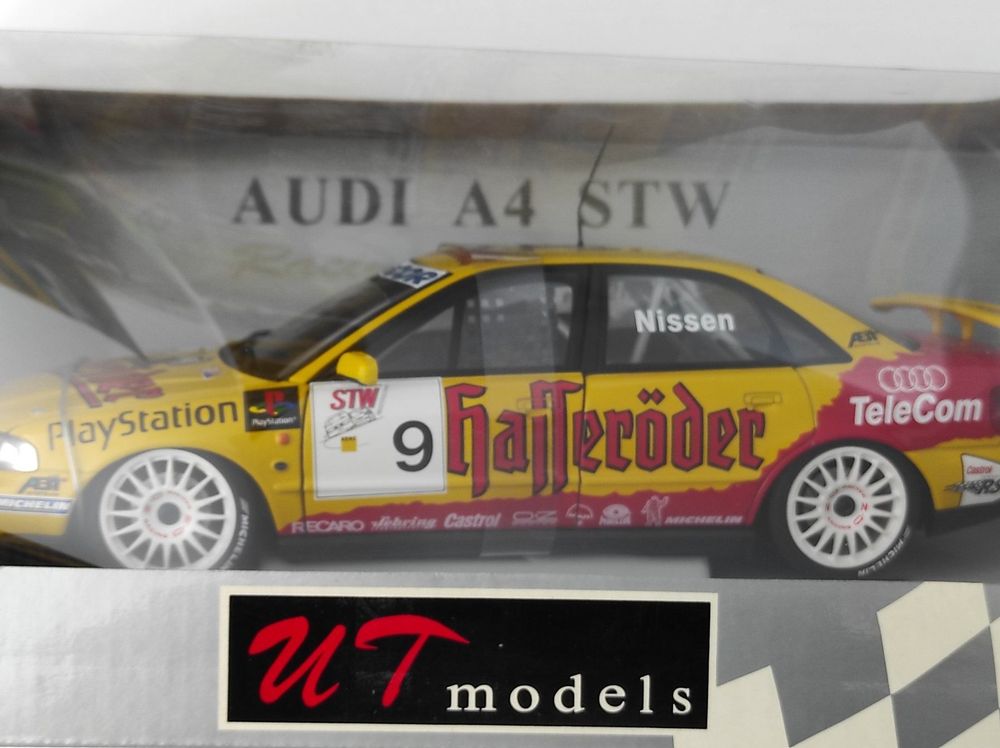 Audi A4 STW ABT, Pilot Nissen 1999 von UT die Cast 1/18 (Neu und ...