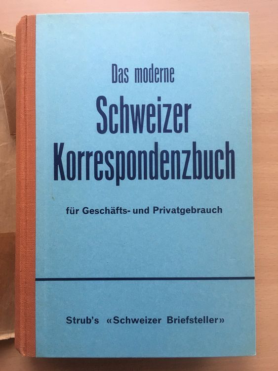 Korrespondenzbuch - Paul Strub (Gebraucht) in Grenchen für CHF 3 – mit ...