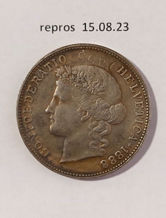 5 Franken 1888 (Replica) | Kaufen auf Ricardo