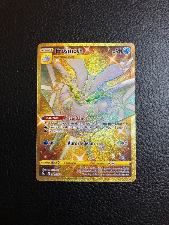 Rebel Clash Frosmoth Gold Ultra Rare 204/192 Ab 1 (D'occasion) à ...