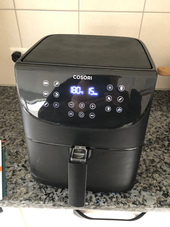 OSORI Heißluftfritteuse 5,5L XXL / fettfreie Friteuse (Gebraucht) in ...