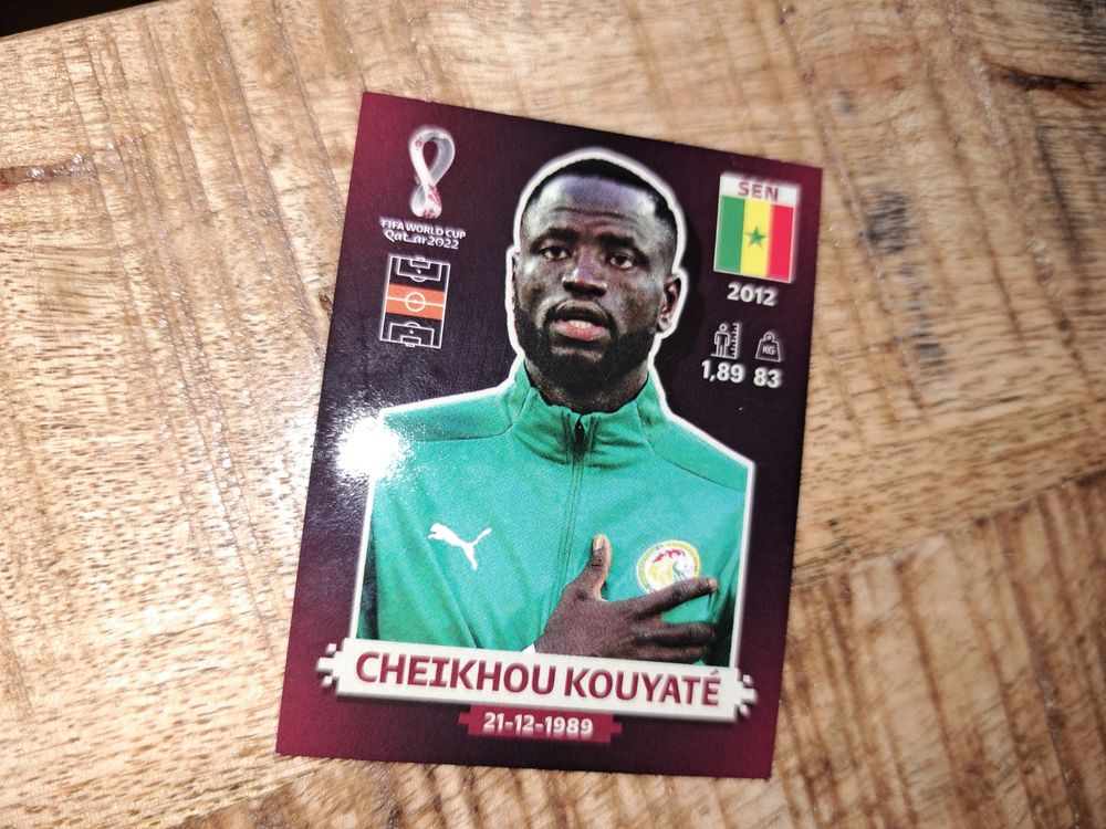 WM 2022 QATAR SEN 14, CHEIKHOU KOUYATE, PANINI (Neu (gemäss ...