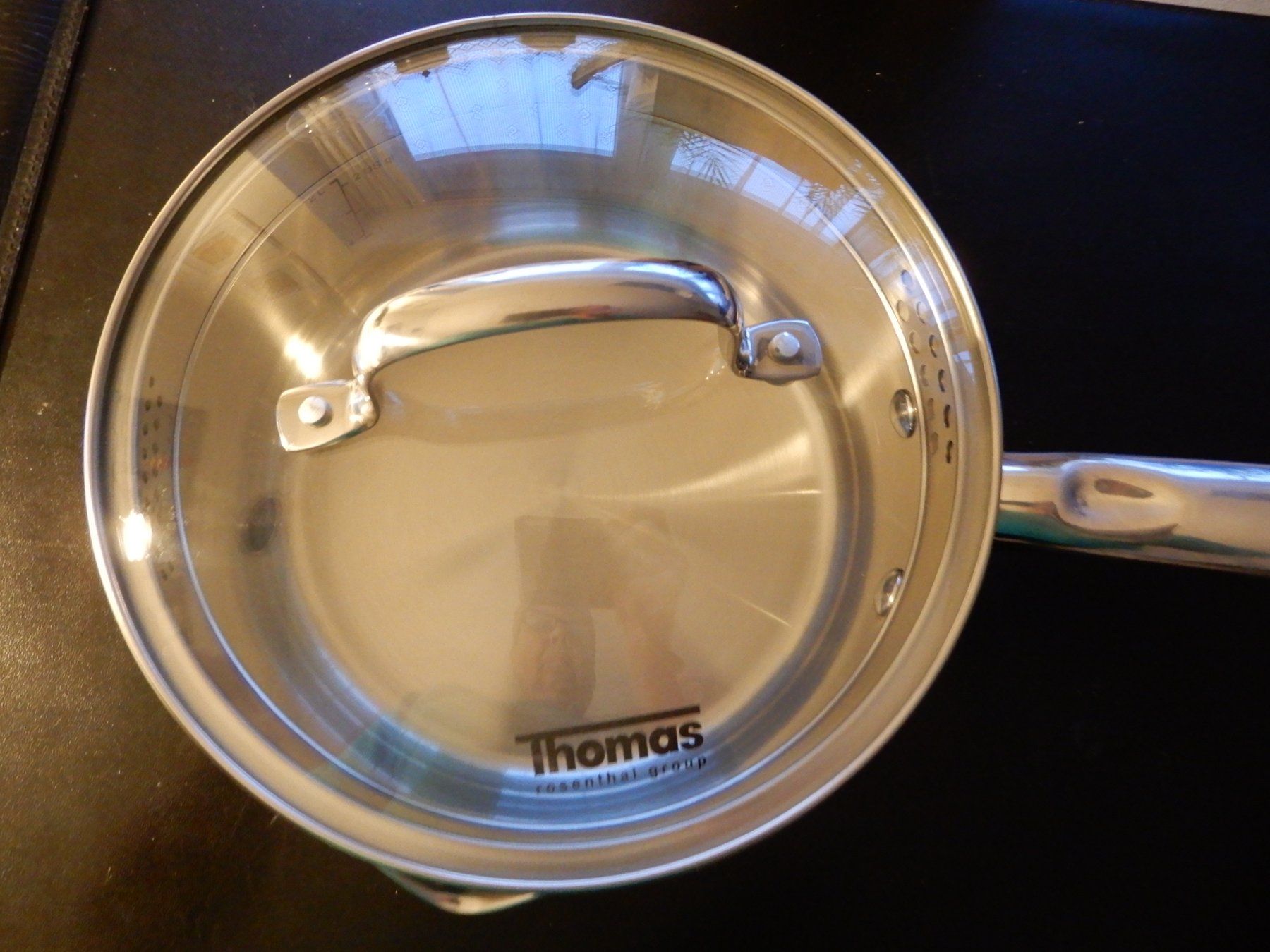 thomas COOK & POUR Stielpfanne, 2,8 L/Glasdeckel (Gebraucht) in ...