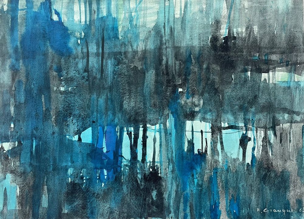 Fernand Giauque (1895-1973) grosse Mischtechnik (Gebraucht) in Root für CHF 289 – mit Lieferung ...