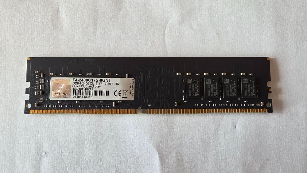 G.Skill Value 8GB DDR4 RAM 2400 MHz - Top Zustand! (Gebraucht) in ...