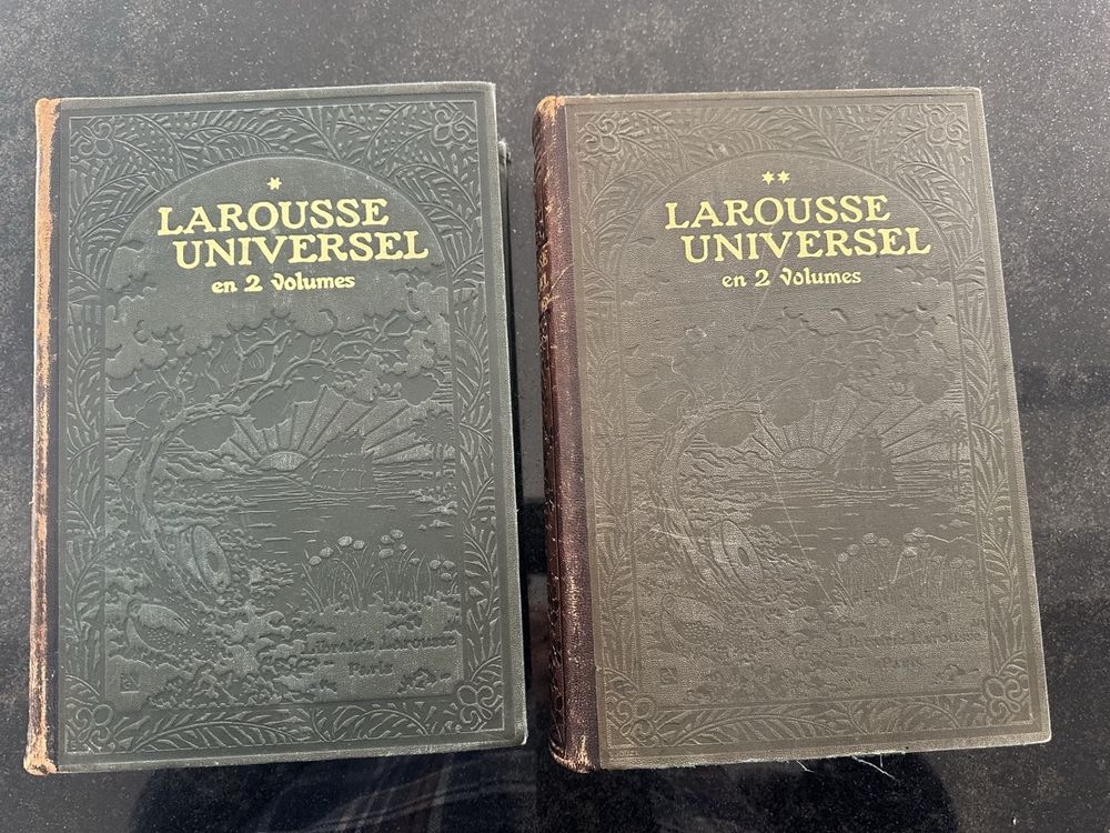 Larousse Universel 2 Volumes Dictionnaires Claude Augé 1922 (Gebraucht ...